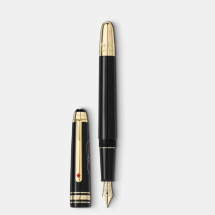 Exceptional Meisterstück Gold-Coated Fountain Pen: The Gold Standard of ...